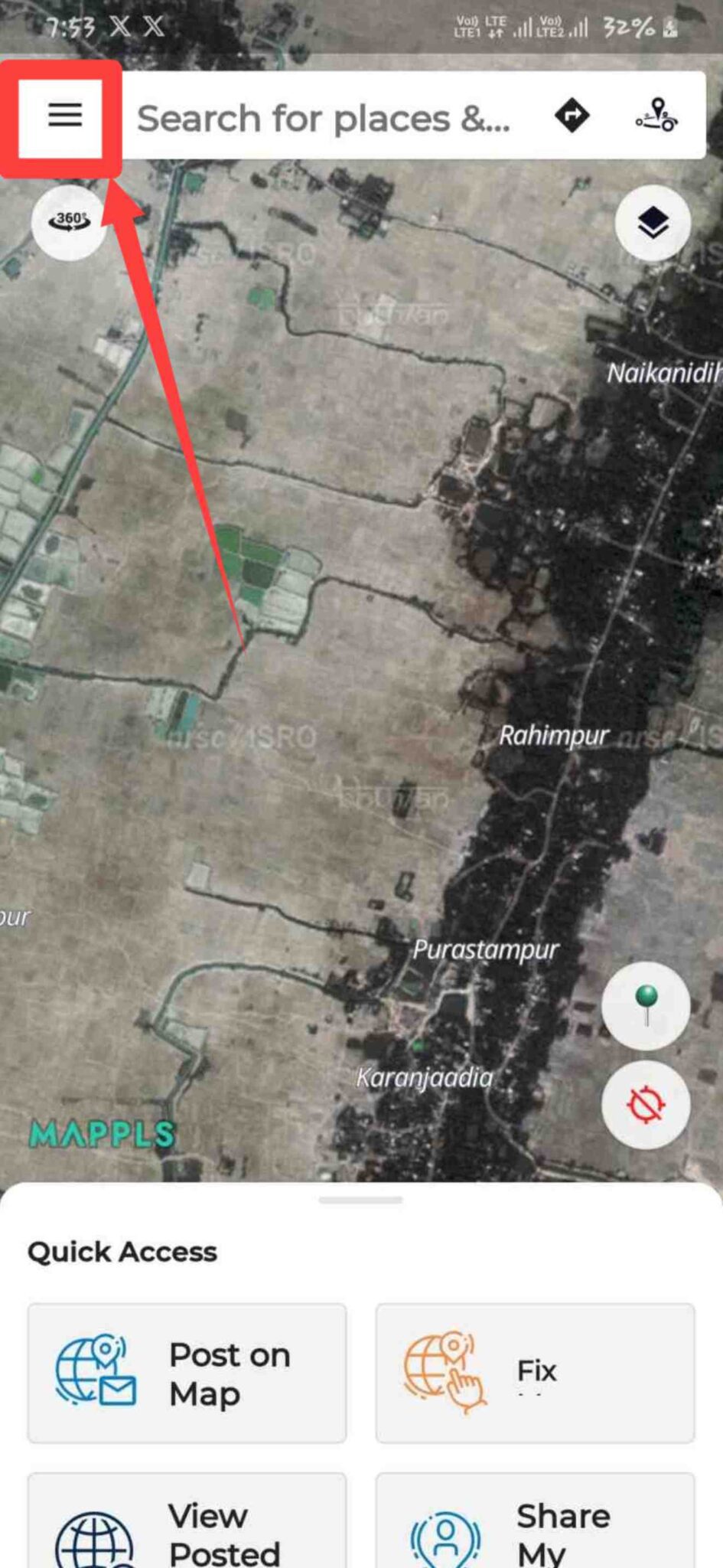 How to Share your live Location Using Mappls App - TechyDigit