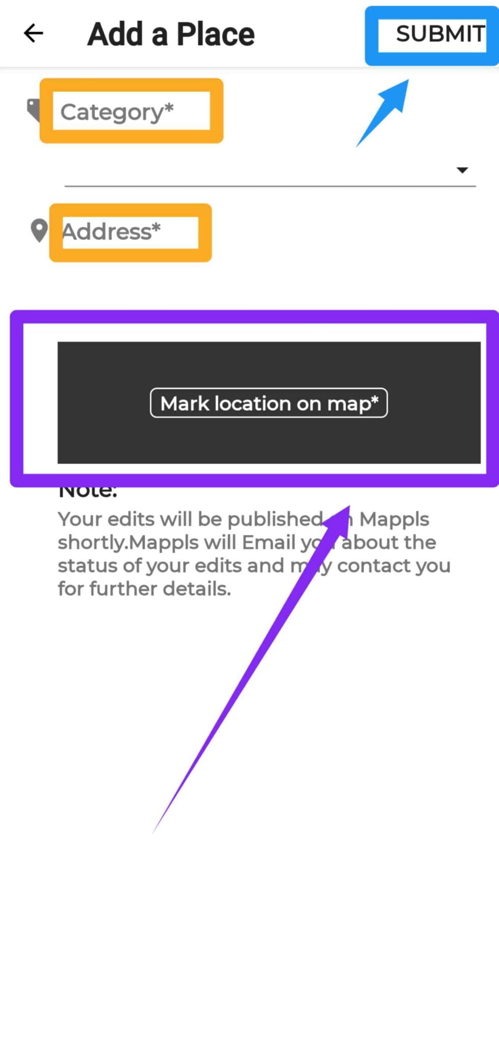How to Add a Place in Mappls MapmyIndia Map in 5 steps - TechyDigit
