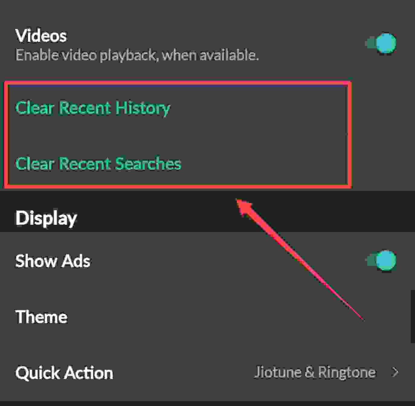 How to Clear History in Jiosavan app? in 5 Steps - TechyDigit